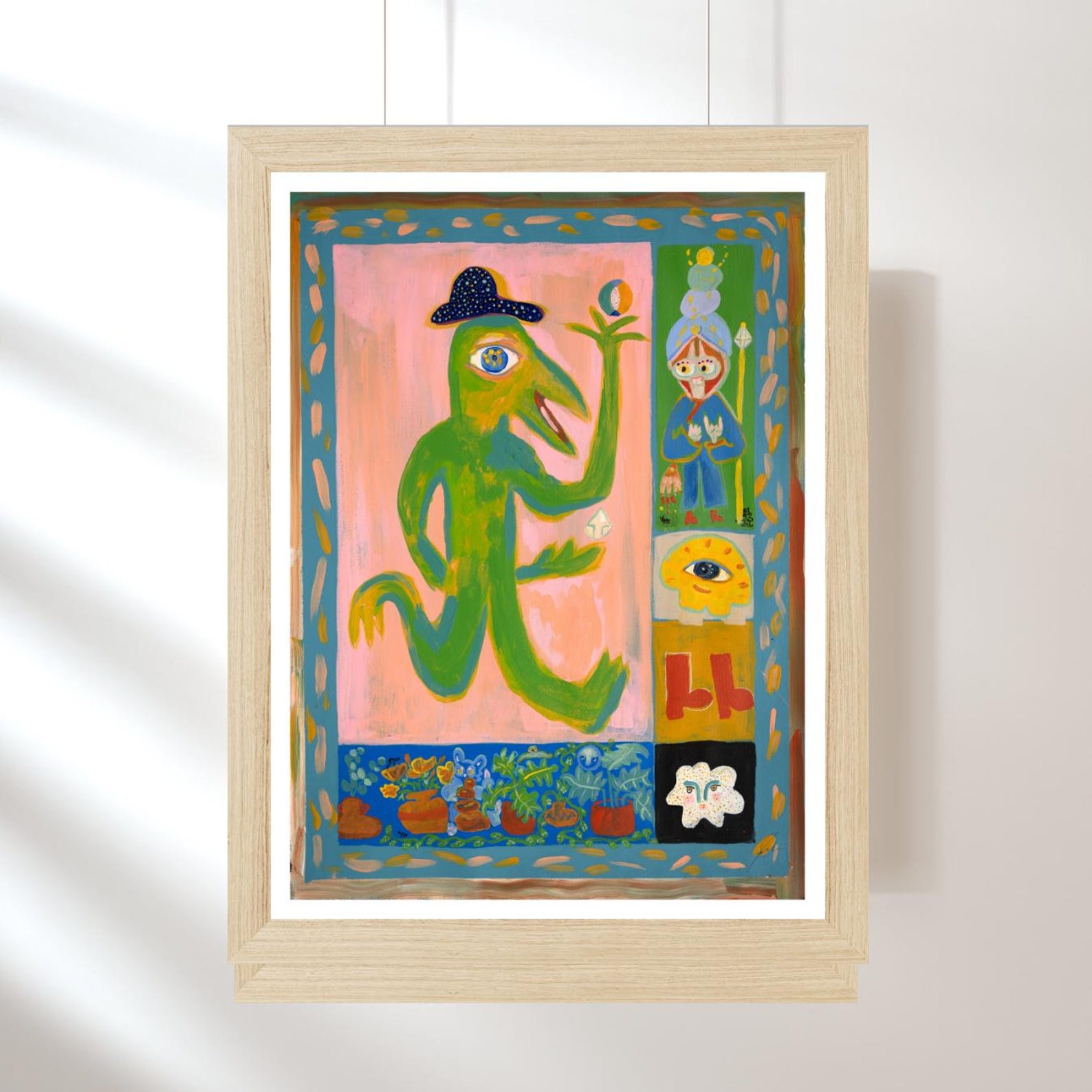 Flooty the Time Traveler With Amazing Friends - Prints, Acrylic Paint ...