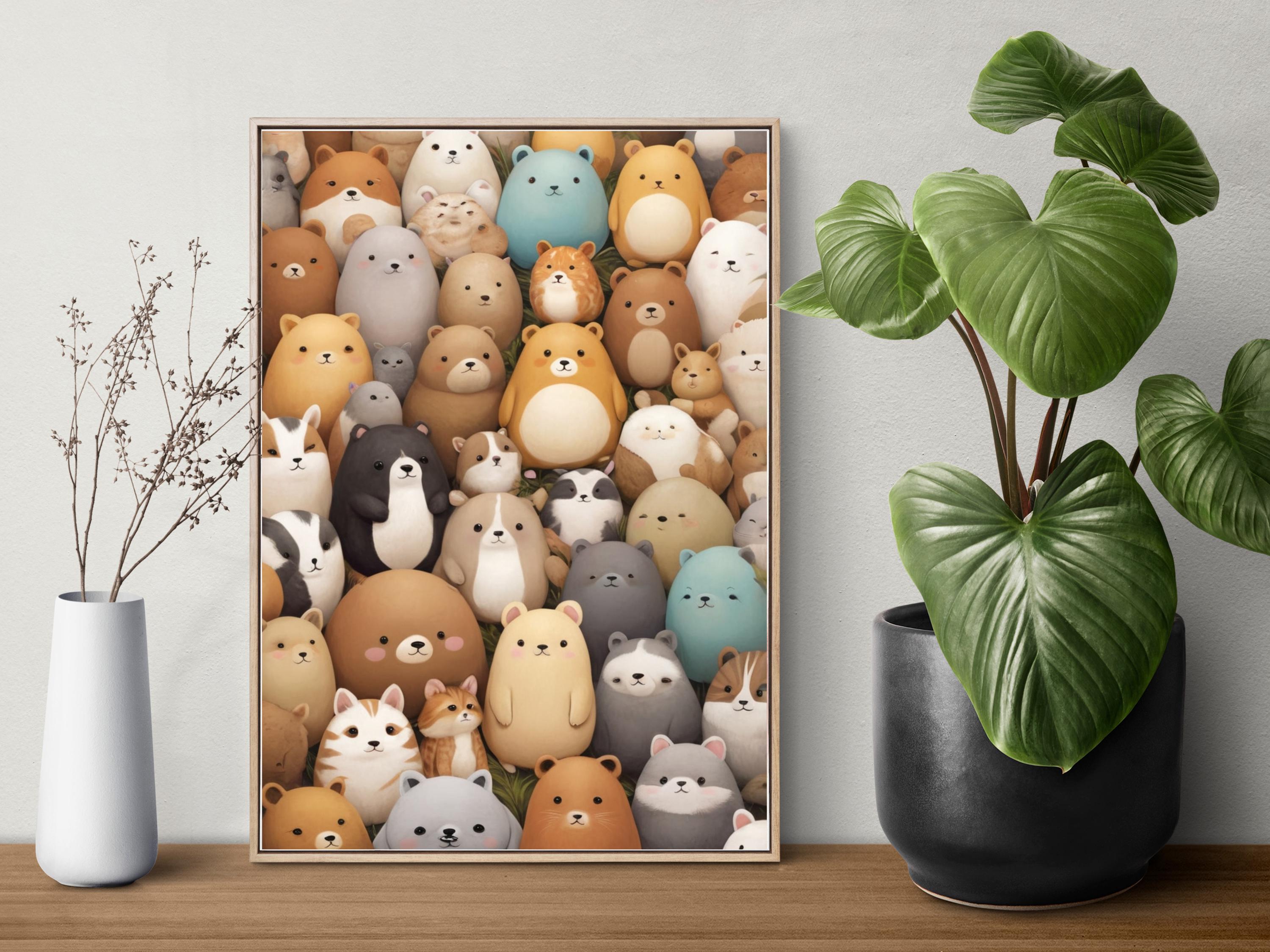 Squishmallow Print Painting Squishmellow Animal Poster Cute Mini ...