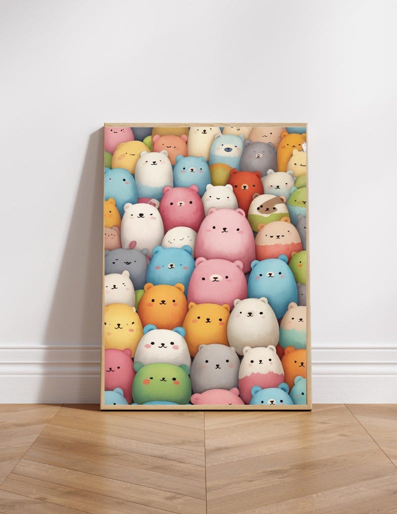 Squishmallow Print Painting Squishmellow Poster Cute Squishville Mini ...
