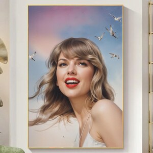 Taylor Album Prints Inspired Watercolors | Eraas Poster Painted Set ...