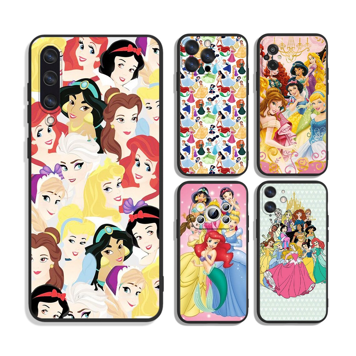Cute Princess Protective Cases for iPhone & Samsung S24 S23 S22 S21 A25 ...