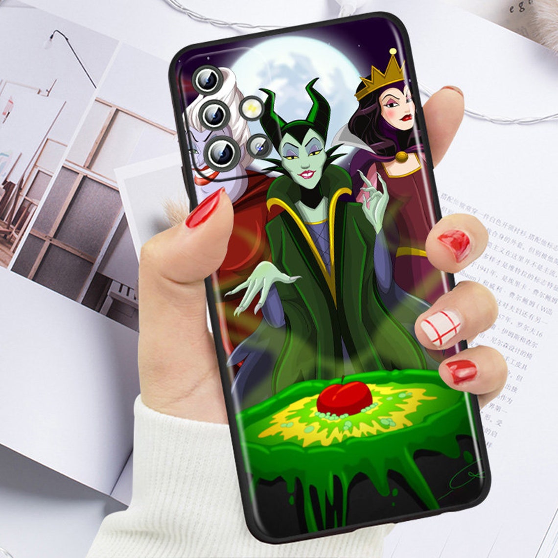Cartoon Villains Protective Cases for iPhone & Samsung S24 S23 S22 S21 ...
