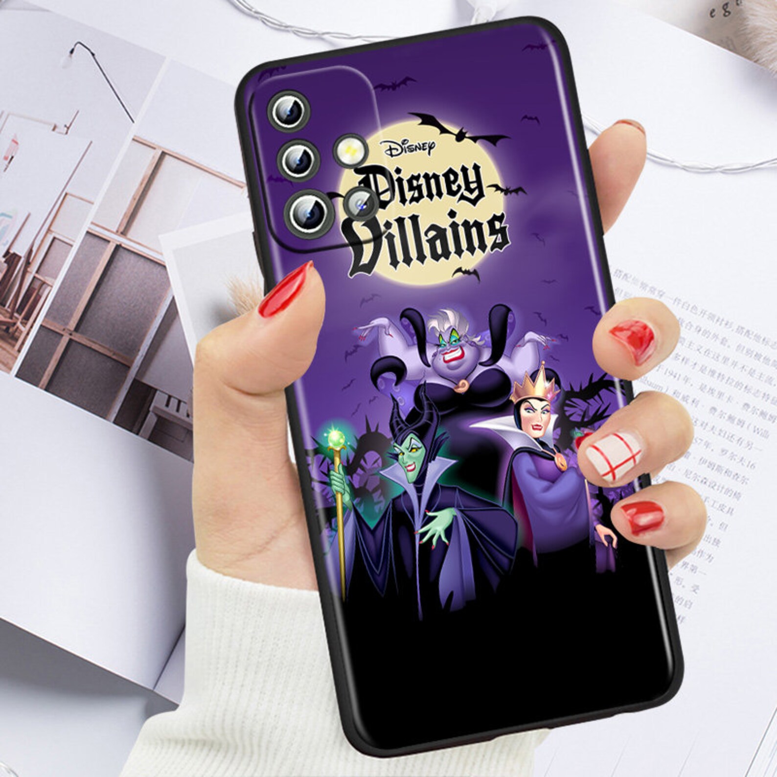 Cartoon Villains Protective Cases for iPhone & Samsung S24 S23 S22 S21 ...