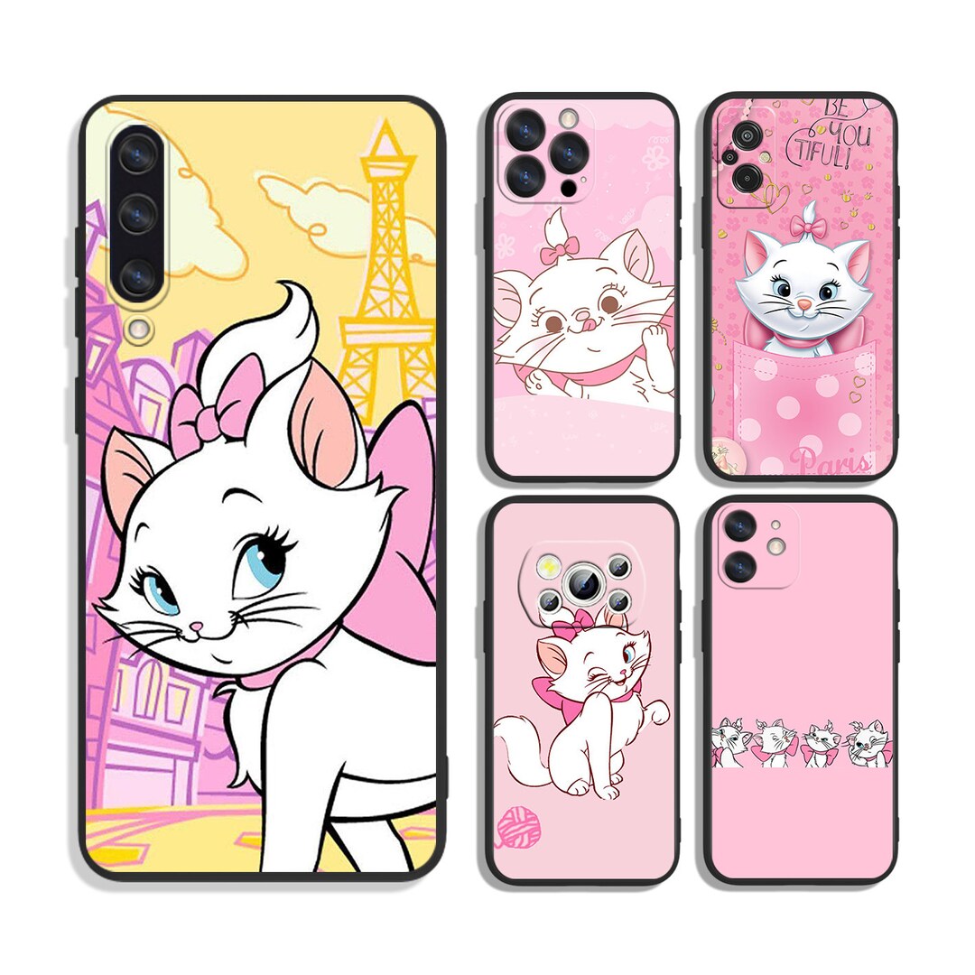 Funny Cartoon Cat Protective Cases for iPhone & Samsung S24 S23 S22 S21 ...