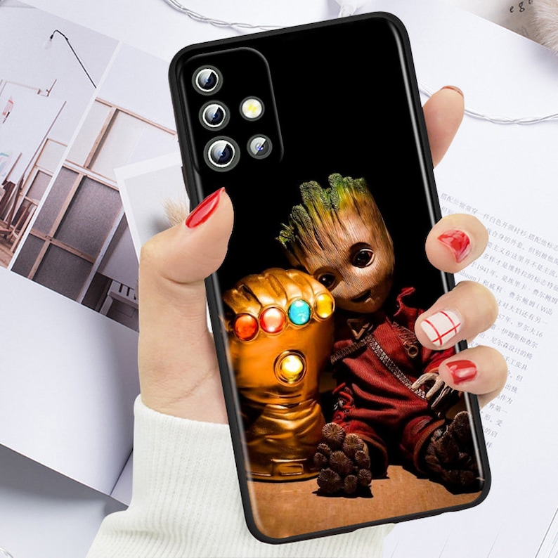 Groot Rocket Raccoon Protective Cases for iPhone & Samsung S24 S23 S22 ...