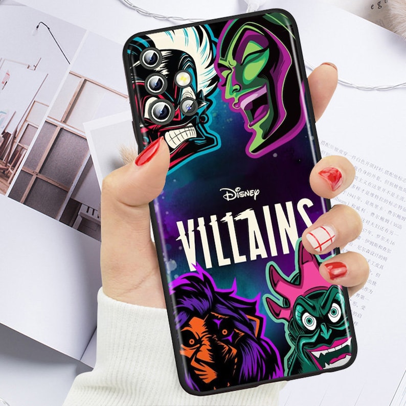 Cartoon Villains Protective Cases for iPhone & Samsung S24 S23 S22 S21 ...