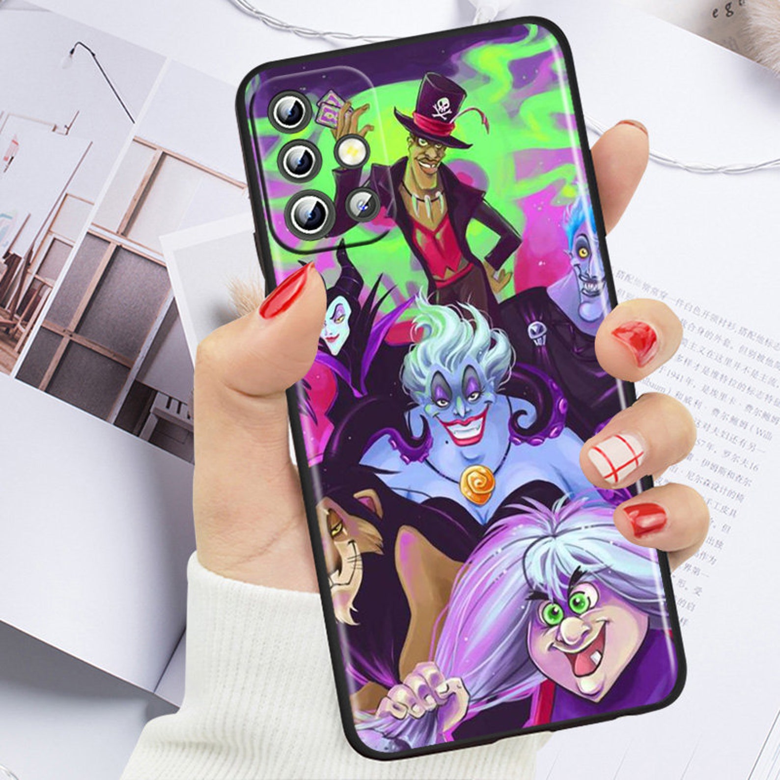 Cartoon Villains Protective Cases for iPhone & Samsung S24 S23 S22 S21 ...