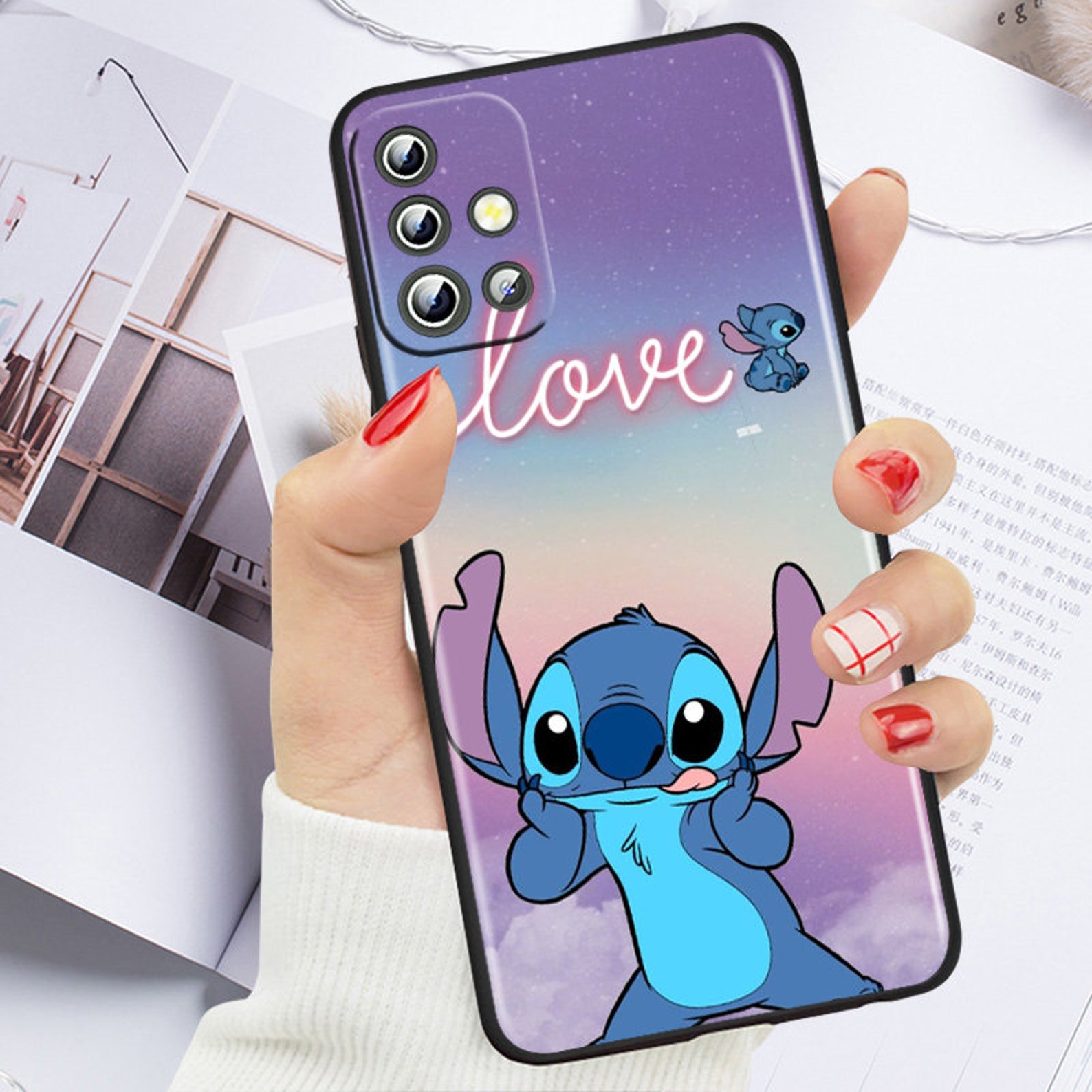 Stitch Protective Cases for iPhone & Samsung S24 S23 S22 S21 A25 A15 ...