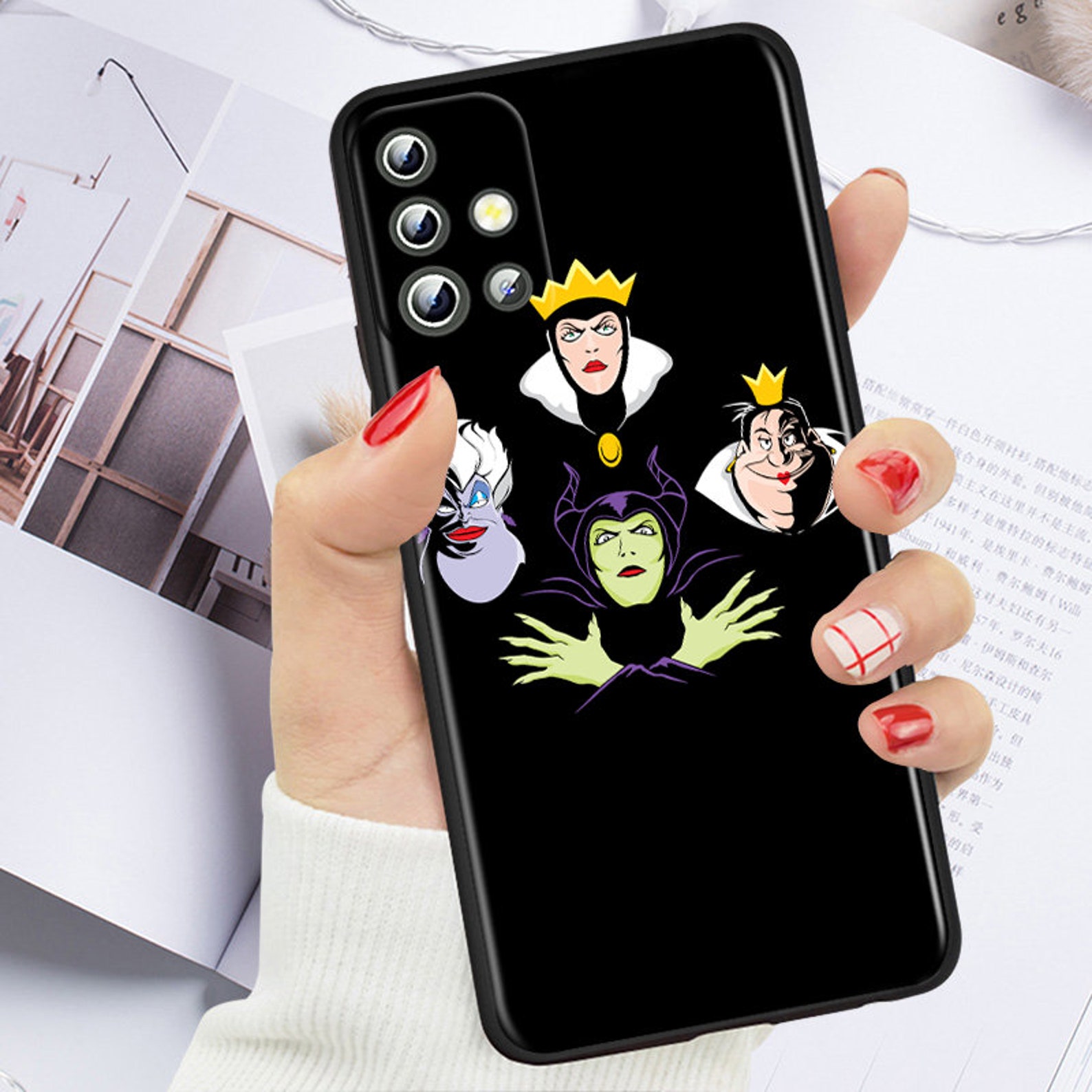 Cartoon Villains Protective Cases for iPhone & Samsung S24 S23 S22 S21 ...