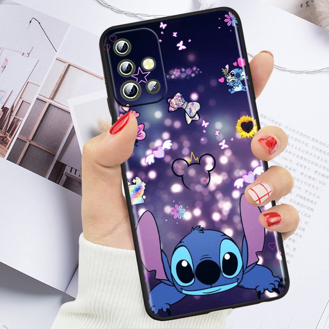 Stitch Protective Cases for iPhone & Samsung S24 S23 S22 S21 A25 A15 ...