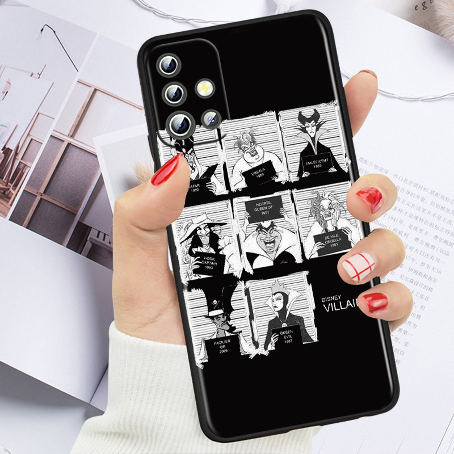 Cartoon Villains Protective Cases for iPhone & Samsung S24 S23 S22 S21 ...