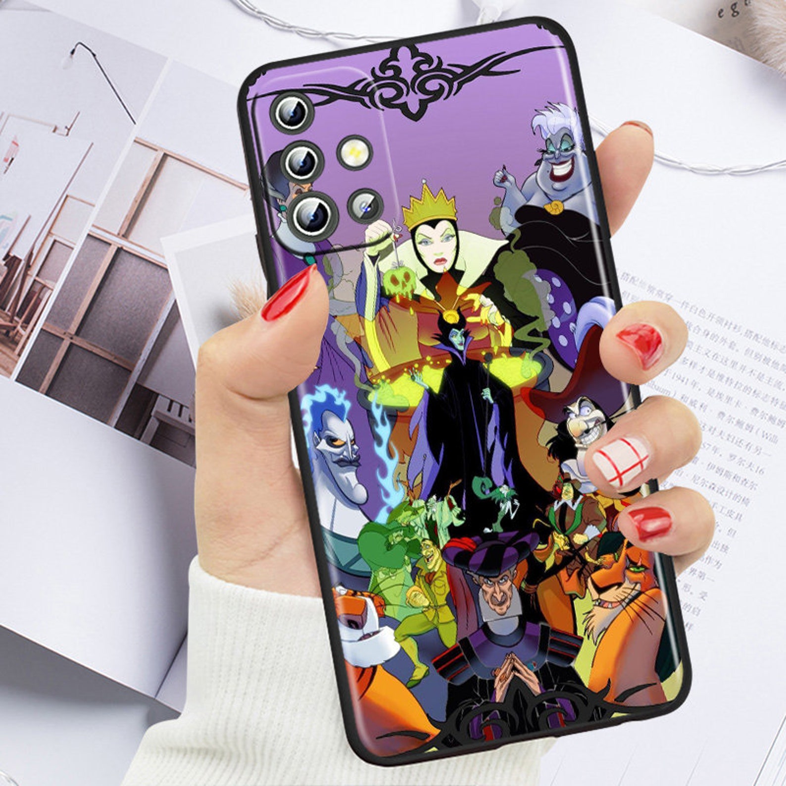 Cartoon Villains Protective Cases for iPhone & Samsung S24 S23 S22 S21 ...