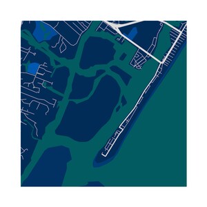 Wilmington NC Map Prints 4 UNCW Map Posters Wilmington North Carolina ...