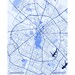 University of Kentucky Map Prints Blue and White 4 Lexington Kentucky ...