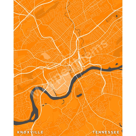 University Tennessee Knoxville Map