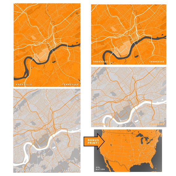 University Tennessee Knoxville Map Map, Tennessee, University Of