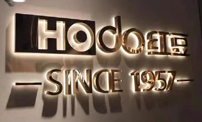 Metal Sign Custom Metal Sign Led Signs Metal Business Signs Acrylic ...