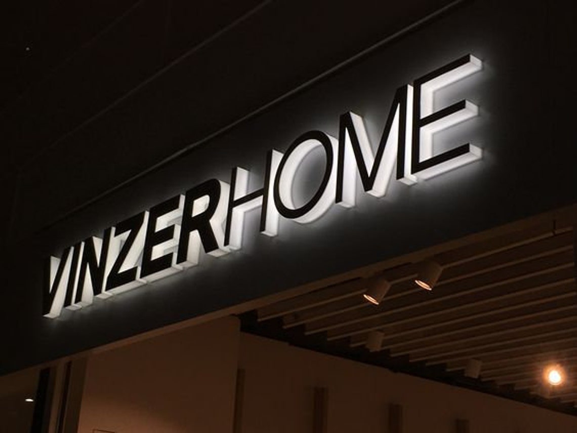 Metal Sign Custom Metal Sign Led Signs Metal Business Signs Acrylic ...