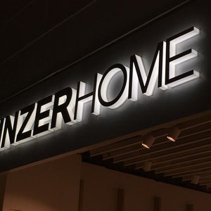 Metal Sign Custom Metal Sign Led Signs Metal Business Signs Acrylic ...