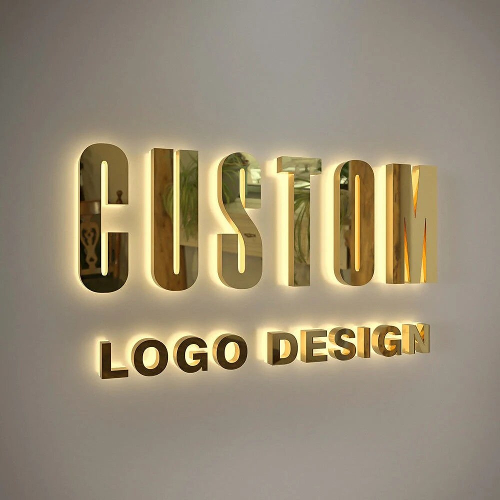 Metal Sign Custom Metal Sign Led Signs Metal Business Signs Acrylic ...