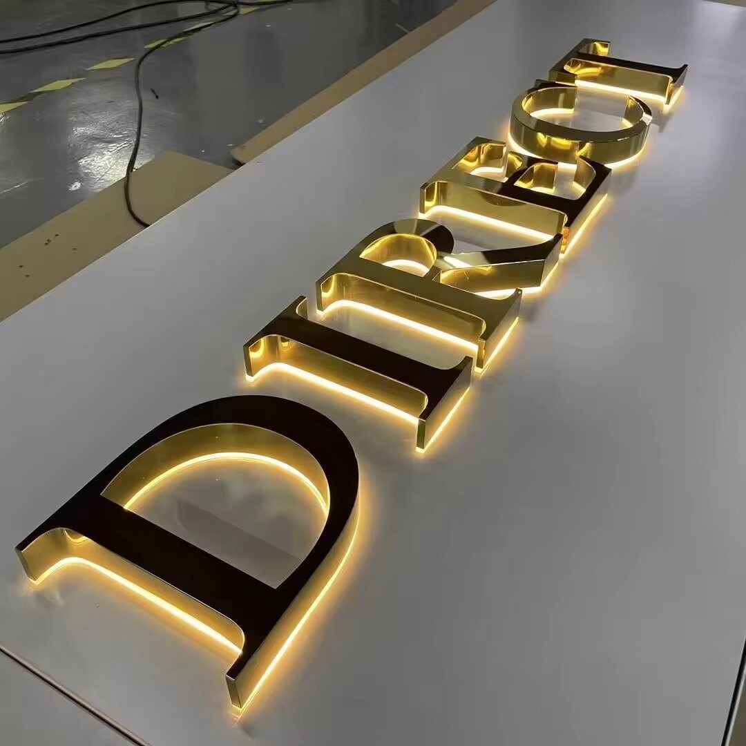 Metal Sign Custom Metal Sign Led Signs Metal Business Signs Acrylic ...