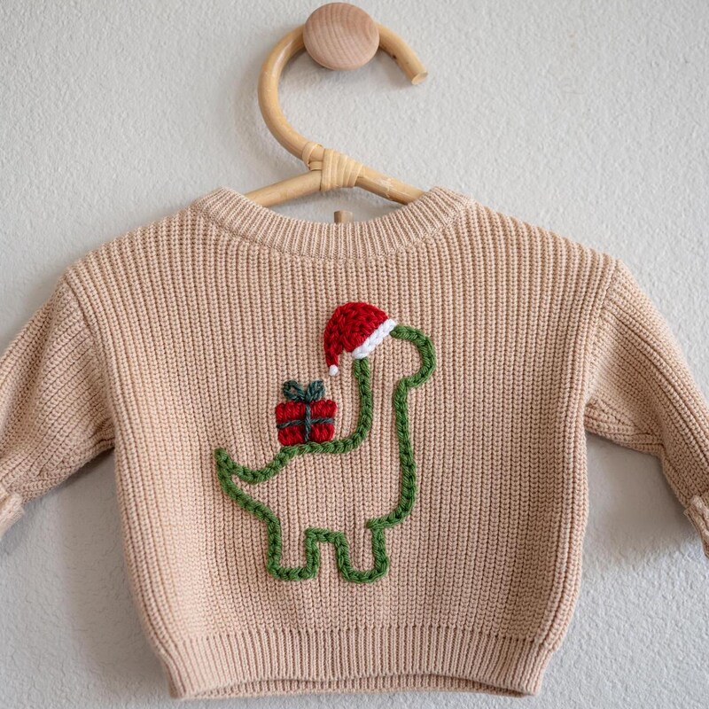 Dinosaur Sweater - Etsy