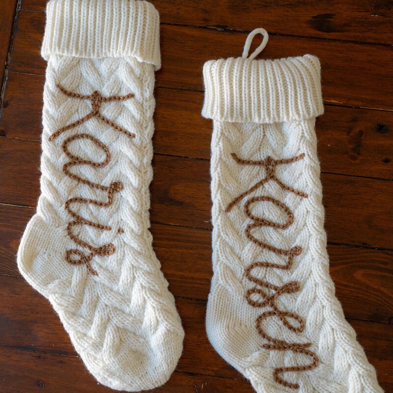 Stocking Initial - Etsy