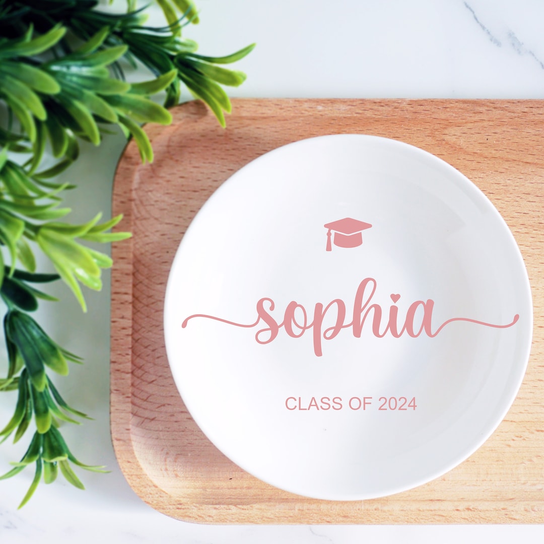 Custom Graduation Ring Dish ,jewelry Dish,dorm Decor,personalized ...