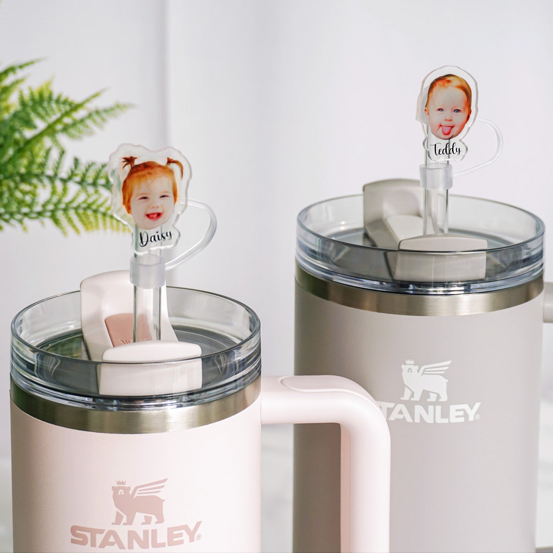 Baby Face Stanley Straw Topper，personalized Stanley Photo Straw Topper ...