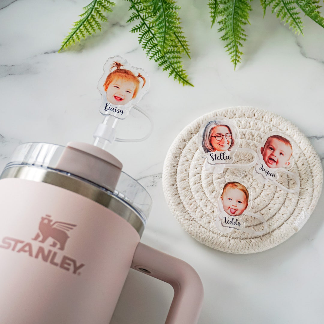 Personalized Photo Stanley Straw Topper,baby Face Stanley Straw Topper ...