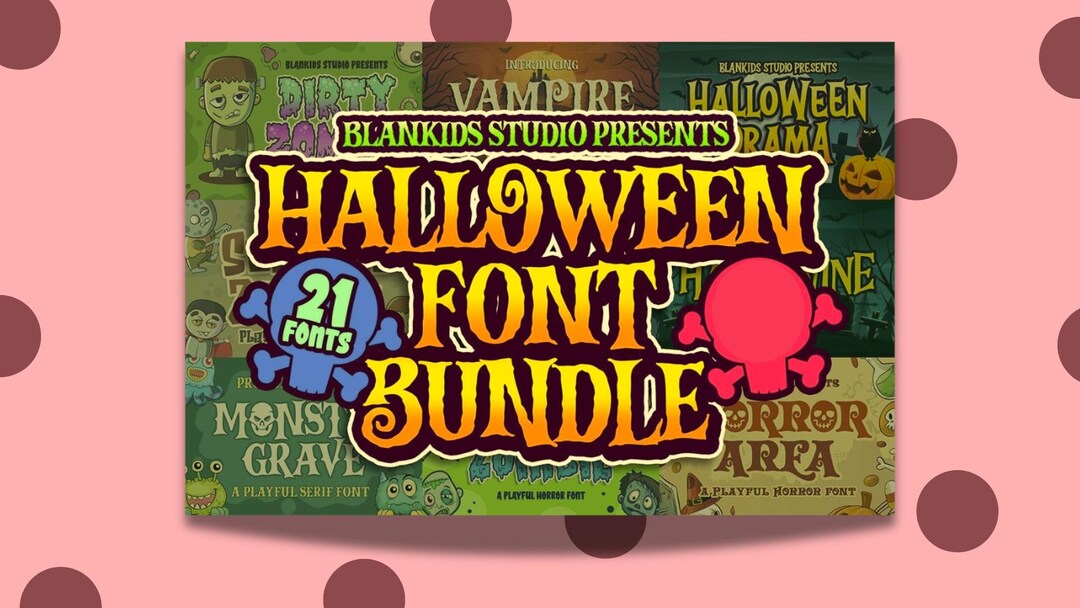 Halloween Font Bundle, Wedding Font SVG Bundle, Handwritten Fonts - Etsy