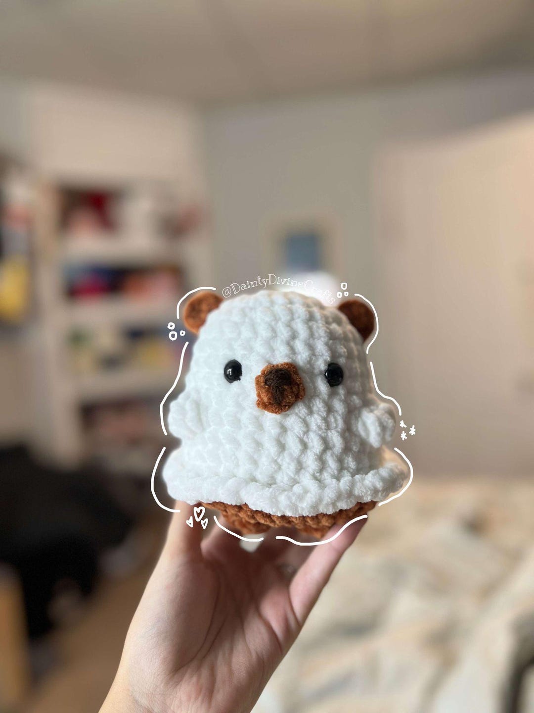 Boo Bear Plushie - Etsy