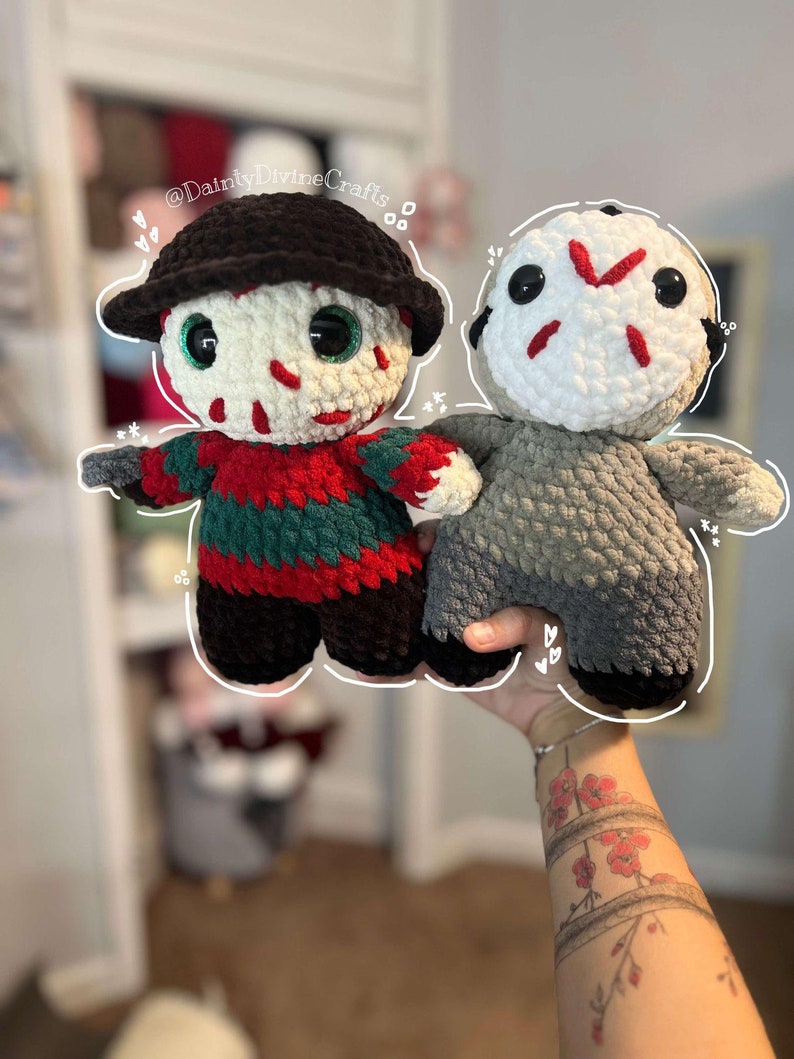 Freddy and Jason: Slasher Plushie Bundle - Etsy
