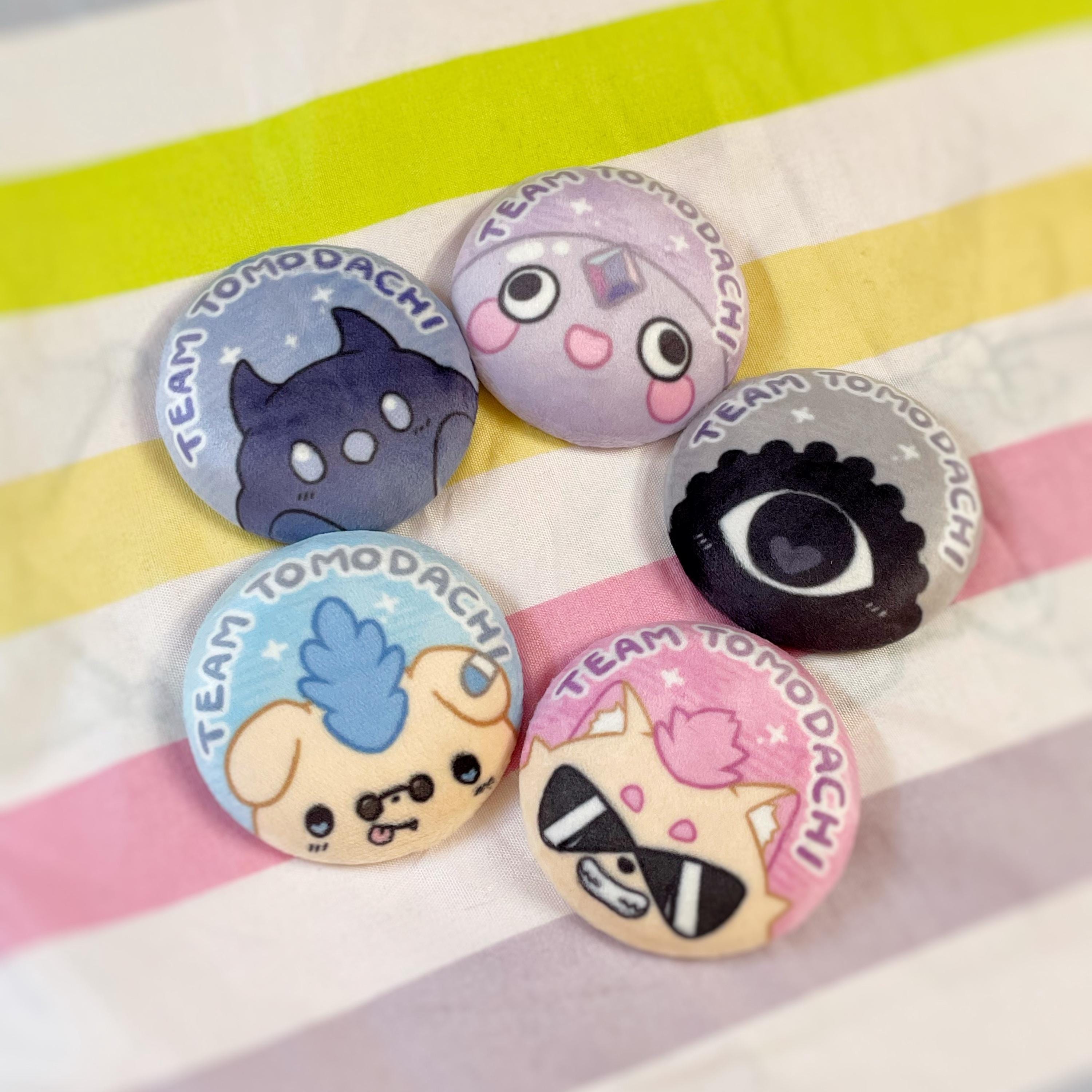 Team Tomodachi Vtuber Plush Badge Holoen Hololive Advent Nerissa Bijou ...