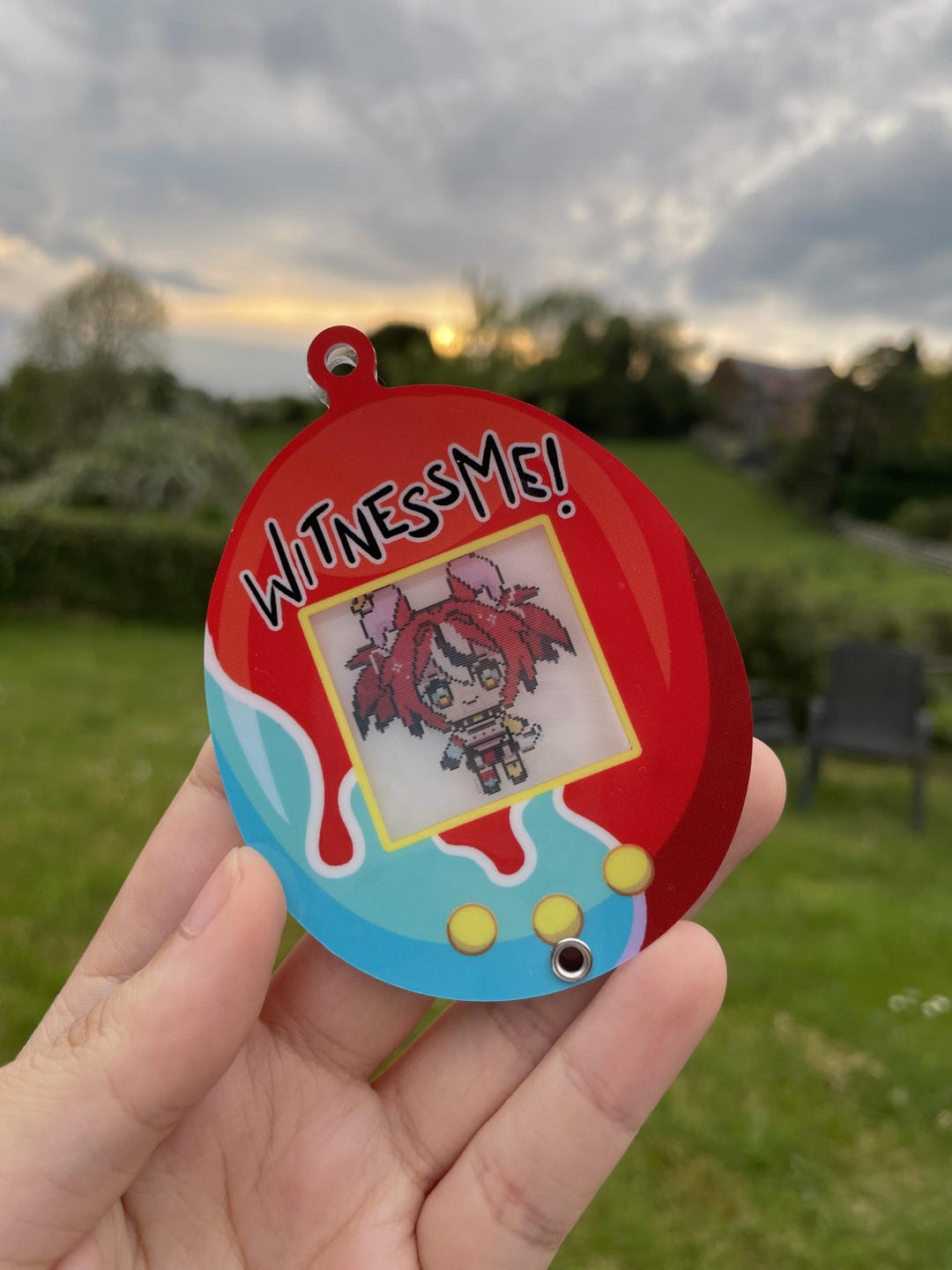 Artist Merchandise Hakos Baelz Tamagotchi Inspired Acrylic Charm ...