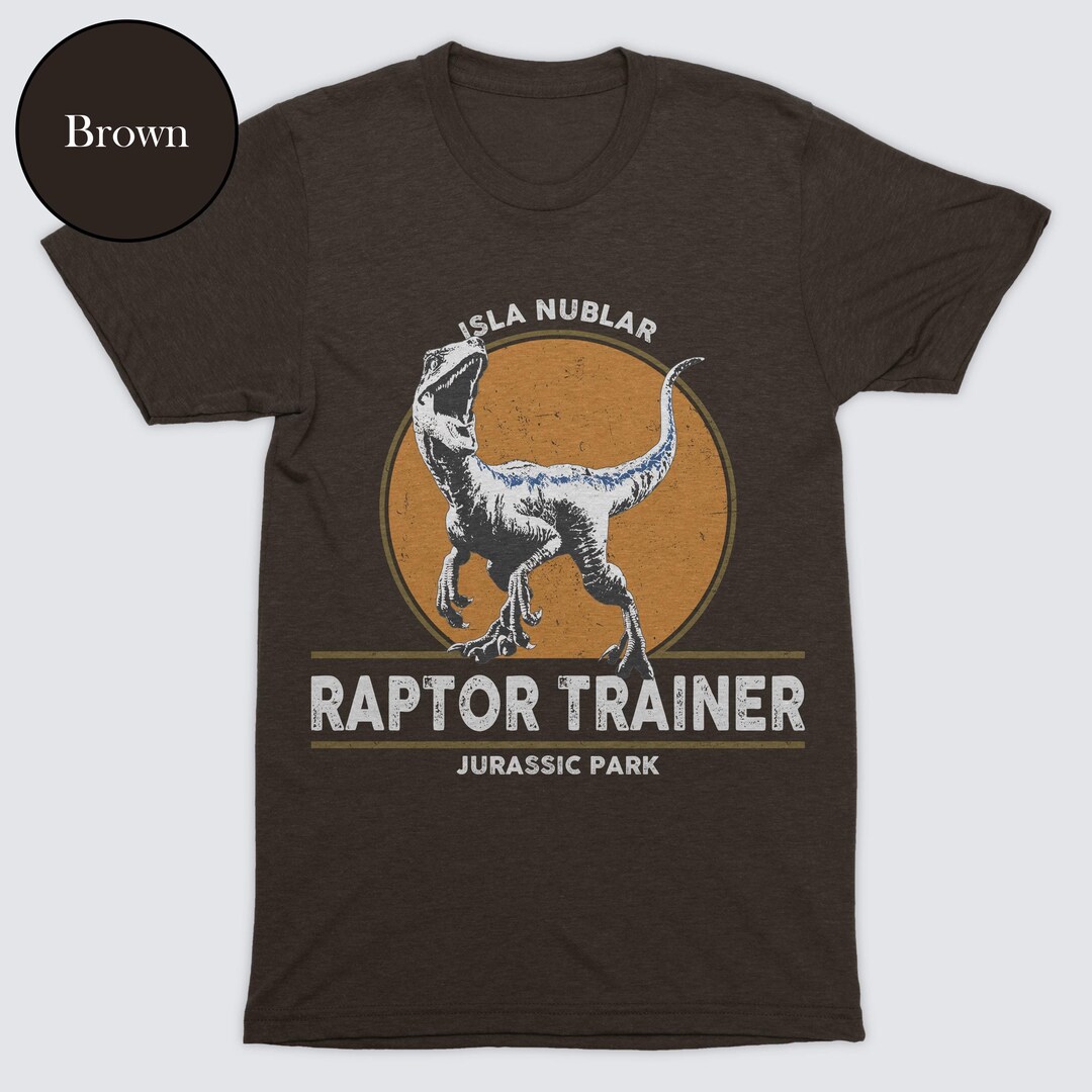 Jurassic Park Raptor Trainer, Dinosaur, - Etsy