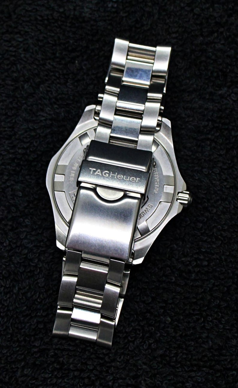 Vintage Tag Heuer Aquaracer 300M Watch WAB1112 - Classic Blue Dial - Etsy