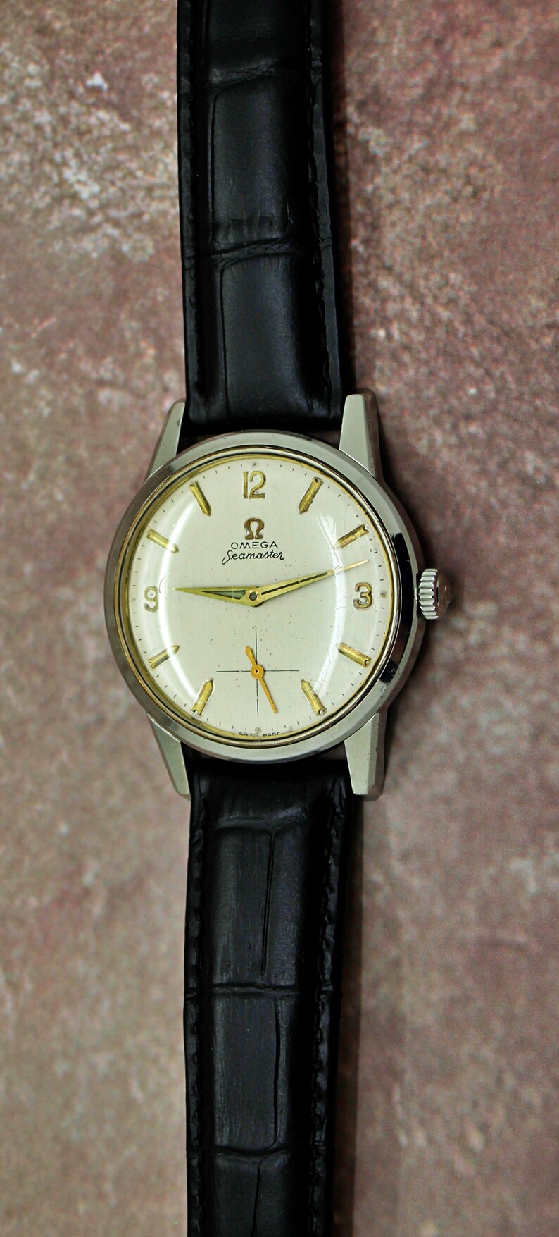 Vintage Omega Seamaster Cal.268 Central Seconder Display Swiss Watch ...