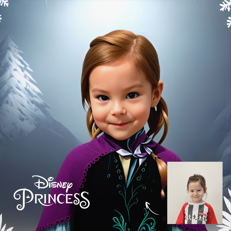 Custom Disney Princess Character | Download Only | Photo-realistic ...
