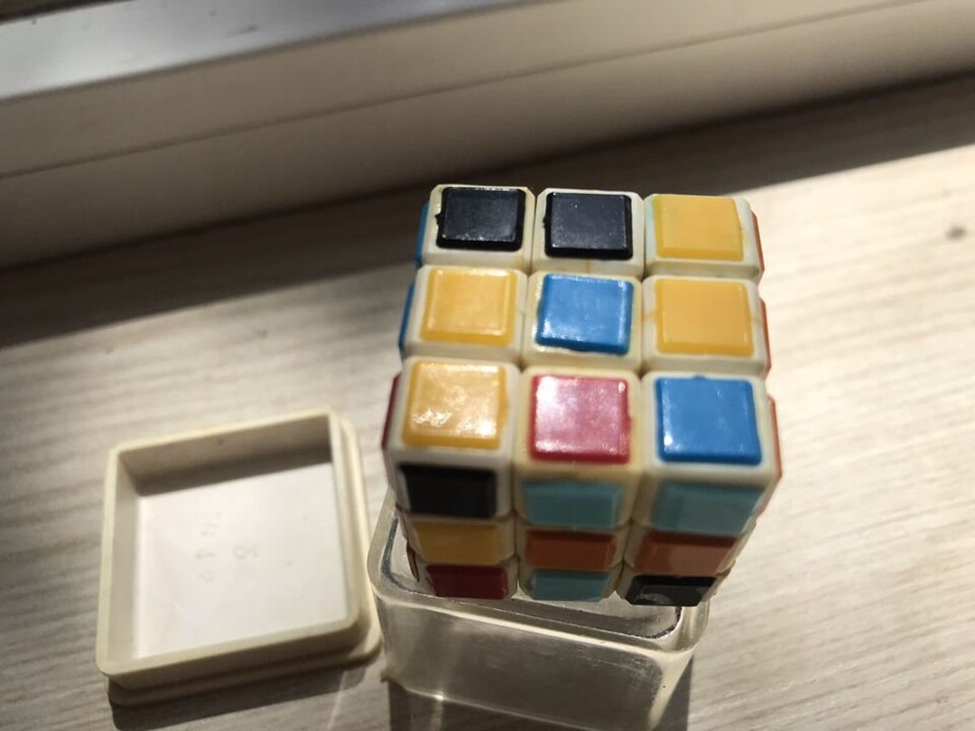 Ultra Mini Rare Vintage First Batch Rubik's Cube Odessa Rubik's Cube ...