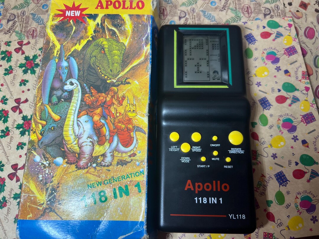 Soviet Brick Game Super Handheld Electronic Game 118 in 1 Apollo Tetris ...