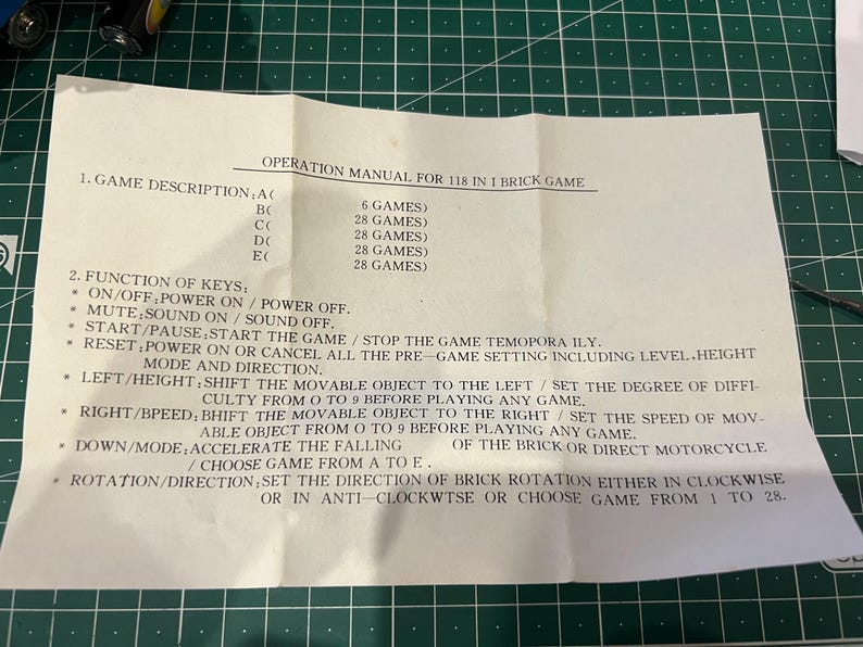 Soviet Brick Game Super Handheld Electronic Game 118 in 1 Apollo Tetris ...