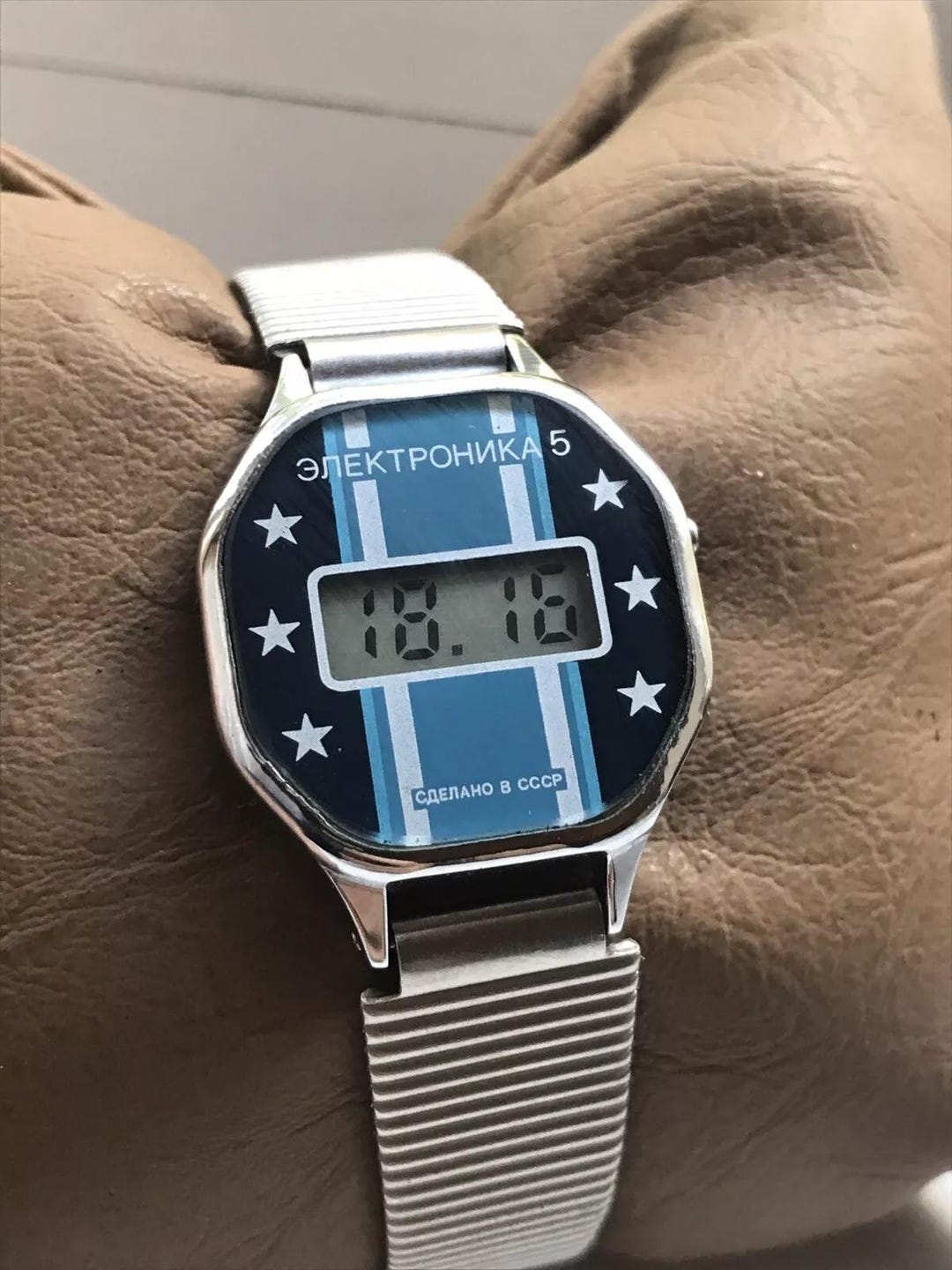 Rare Watch Soviet Wrist Watch Elektronika Star Quartz USSR Watches ...