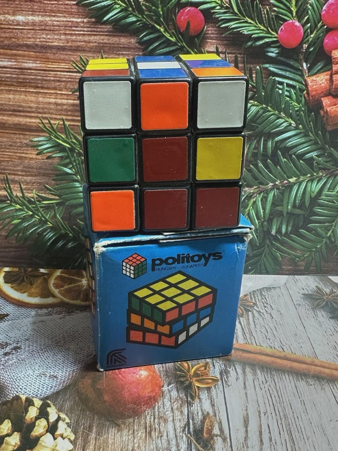 Vintage Hungarian Magic Cube Rubiks Cube Style Puzzle, Original Box - Etsy