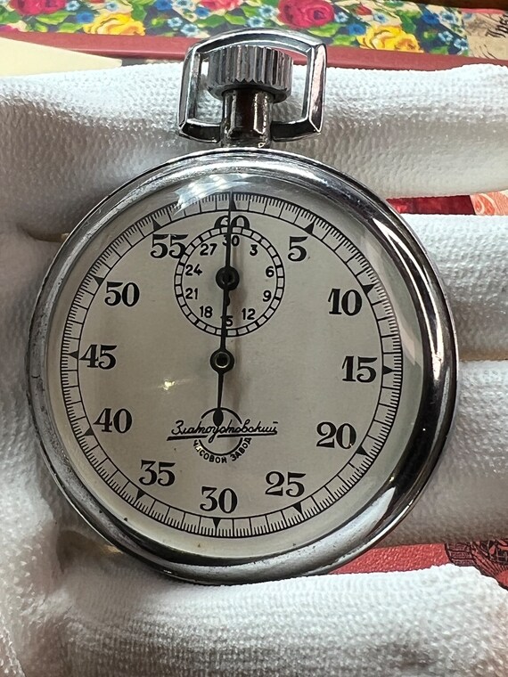 Vintage Stopwatch Zlatoust 1980's Mechanical Vintage … - Gem