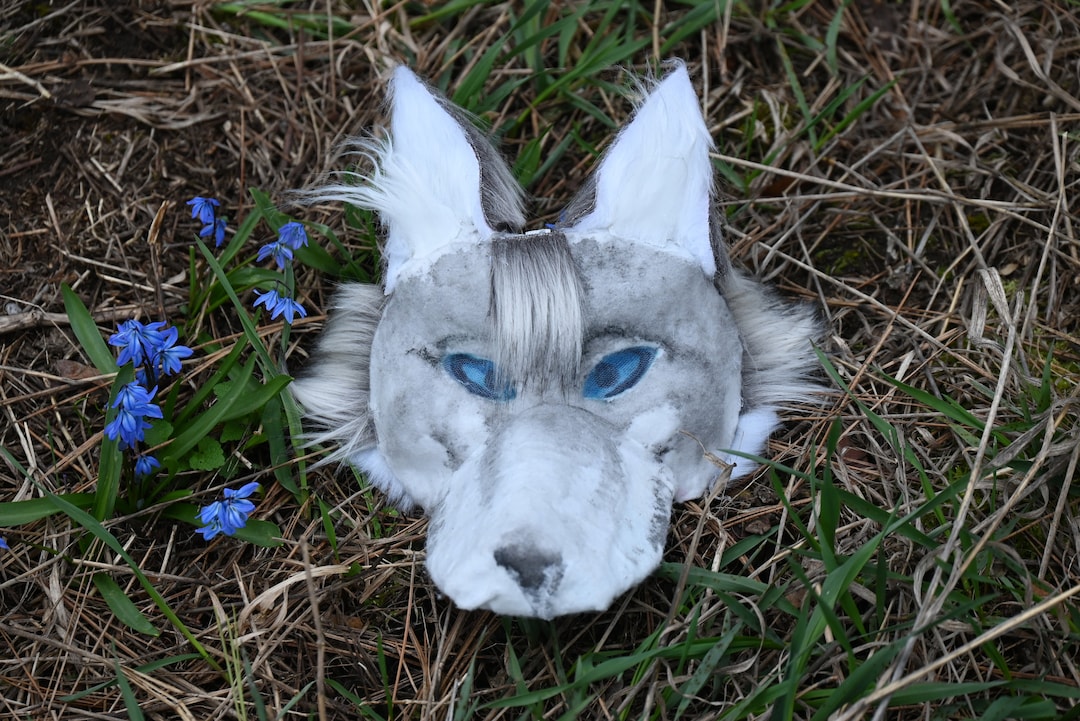 Gray Wolf Therian Mask - Etsy