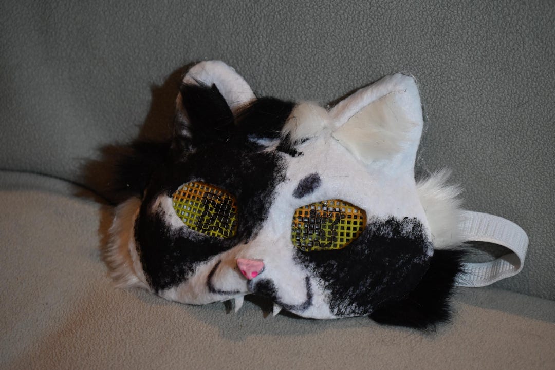 Tuxedo Cat Therian Mask - Etsy