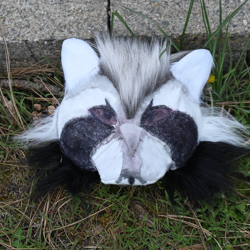 Therian Raccoon Mask - Etsy