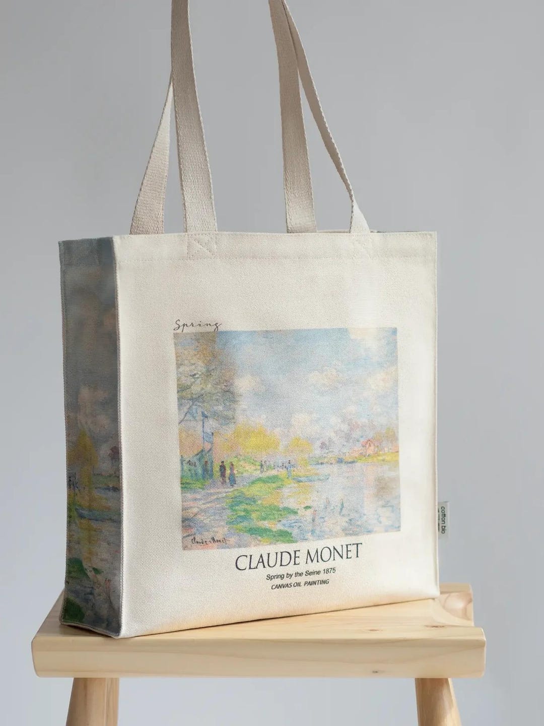 Handbag.artistic Bag.claude Monet Bag.fabric Bag.canvas Bag.tote Bag ...