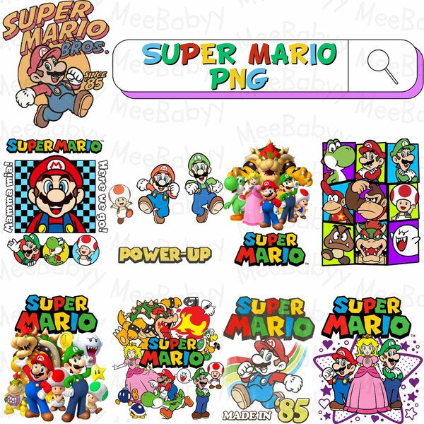 Mario Bros Movie Png - Etsy
